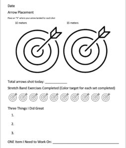 Create an Archery Journal